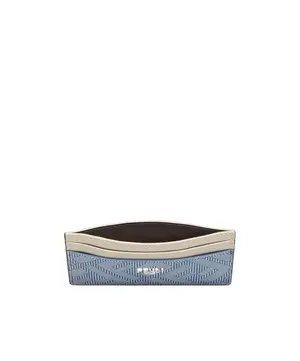 Fendi Shadow Card Holder - Blue