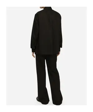 Dolce & Gabbana Hawaiian Long-sleeve Linen Shirt