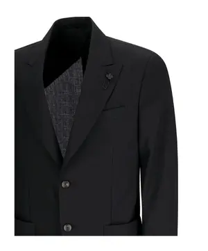 LARDINI Patch-pocket Blazer