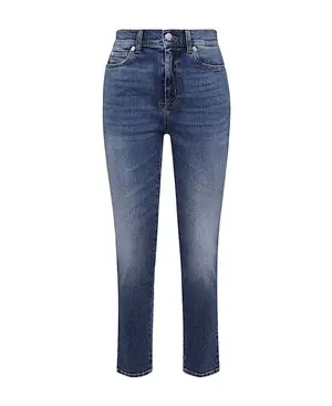 Alexander Mcqueen Distressed Jeans For Women