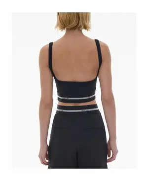 Helmut Lang Logo Band Cropped Top