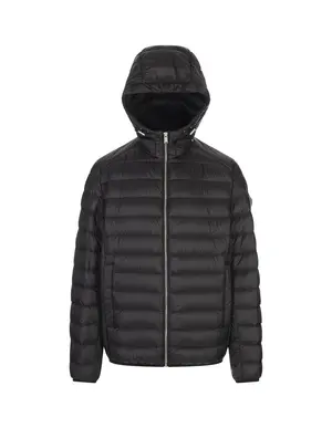 Hugo Boss Water-repellent Padded Hooded Jacket - Black