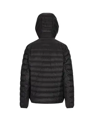 Hugo Boss Water-repellent Padded Hooded Jacket - Black