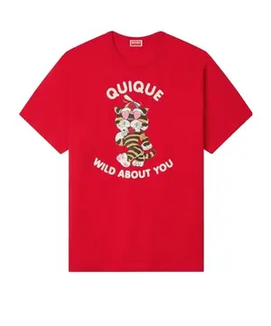 Kenzo Cartoon Genderless T-shirt - Red