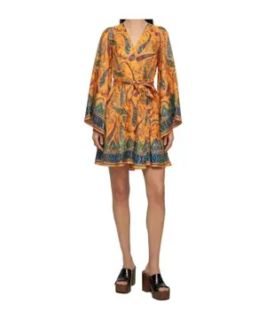 Etro Tie Detailed Dresses