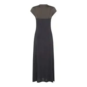 Acne Studios Layered Dress With Bow Detail