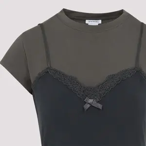 Acne Studios Layered Dress With Bow Detail