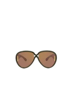 Loewe Aviator Frame Sunglasses - Brown