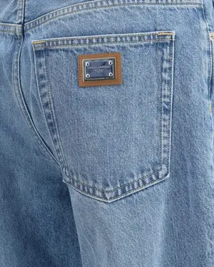 Dolce & Gabbana Pressed Pleat Loose Jeans