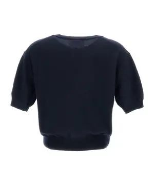 LISA YANG Ribbed Crewneck T-shirt - Black