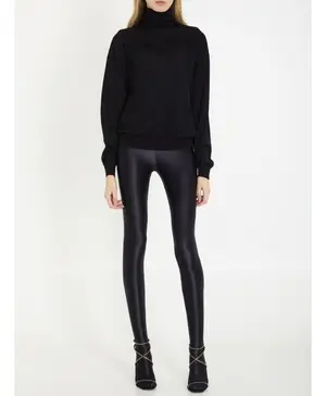 Saint Laurent Knitted Turtleneck Jumper - Black
