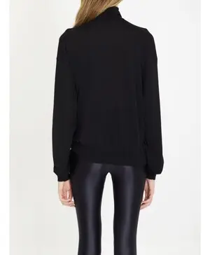 Saint Laurent Knitted Turtleneck Jumper - Black