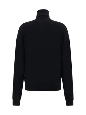 Saint Laurent Knitted Turtleneck Jumper