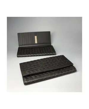 Bottega Veneta Logo Folding Wallet