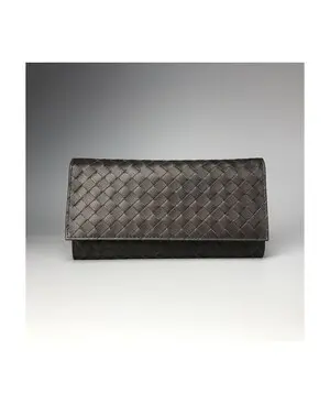 Bottega Veneta Logo Folding Wallet