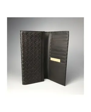 Bottega Veneta Logo Folding Wallet