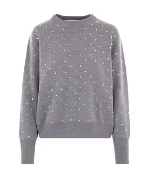 Rabanne Embellished Crewneck Pullover