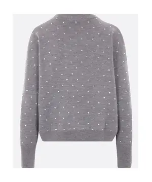 Rabanne Embellished Crewneck Pullover