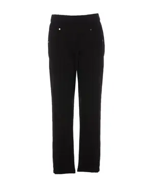 Brunello Cucinelli High Waist Straight Leg Trousers - Black