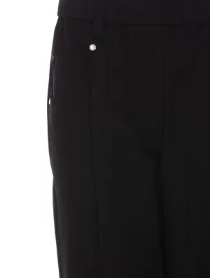 Brunello Cucinelli High Waist Straight Leg Trousers - Black