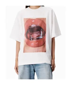 Alexander Wang Graphic Print Crewneck T-shirt - No