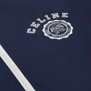 Celine Blason Windbreaker In Lightweight Nylon