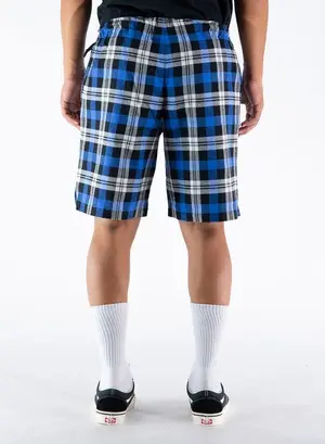 MARCELO BURLON COUNTY OF MILAN Belted Checked Shorts