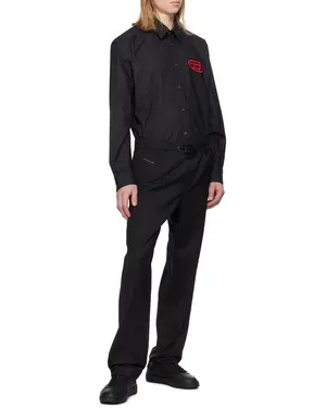 DIESEL® S-simply-d Cotton Shirt - Black