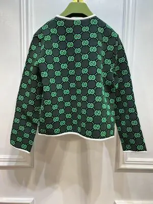 Gucci Gg Jacquard Zip Cardigan