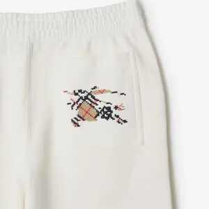 Burberry Elasticated Waist Pants With Equestrian Knight Design