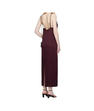 Stella McCartney V-neck Lace Trim Maxi Dress