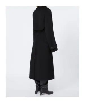 Sportmax Yole Double-breasted Belted Long Coat