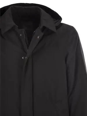 Herno Hooded Down Jacket - Black