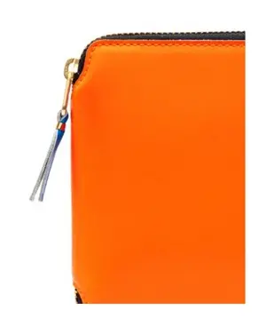 Comme Des Garçons Small Super Fluo Wallet - Orange