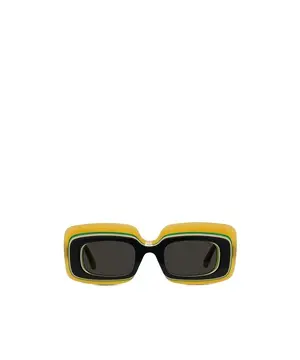 Loewe Rectangular Frame Sunglasses - Black