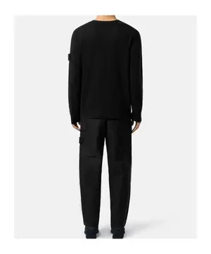 Stone Island Stretch Cargo Pants - Black