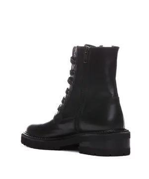 VIA ROMA 15 Lace-up Combat Boots