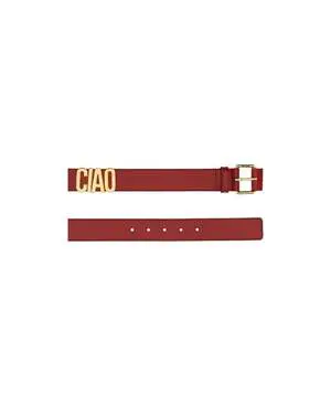 Moschino Ciao Lettering Belt - Red