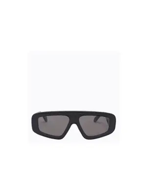 Alaïa Textured Square Frame Sunglasses - Black