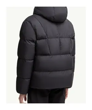 Moncler Fusain Short Down Jacket With Hood