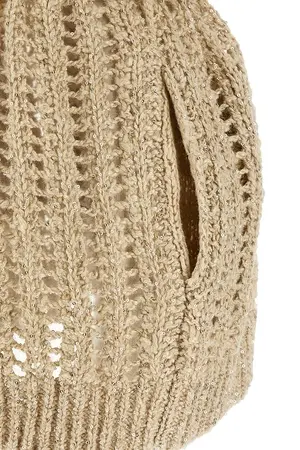 Brunello Cucinelli Shawl Collar Ribbed Knit Cardigan