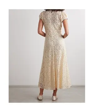 DÔEN Short Sleeve Lace Dress