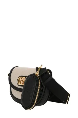 Mcm Shoulder Bag With Detachable Pouch