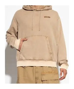 Moschino Long Sleeve Hooded Sweatshirt
