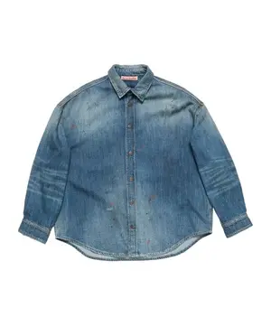 Acne Studios Denim Button-up Shirt - No