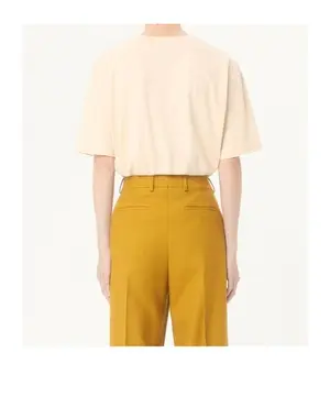 Valentino Garavani Logo Printed Crewneck T-shirt - Nude
