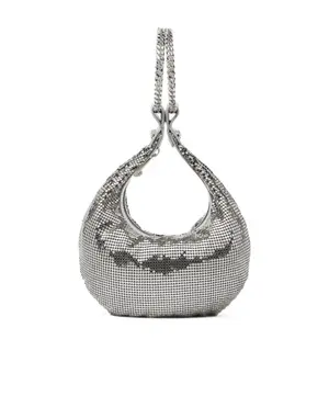 Versace Chain-linked Mesh Clutch Bag