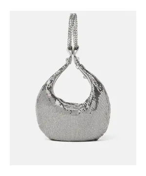 Versace Chain-linked Mesh Clutch Bag