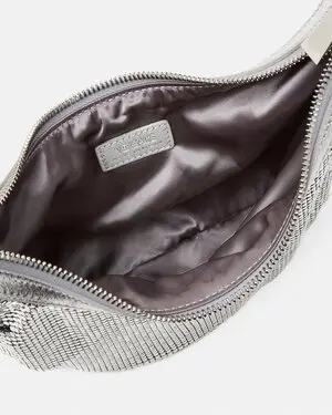 Versace Chain-linked Mesh Clutch Bag