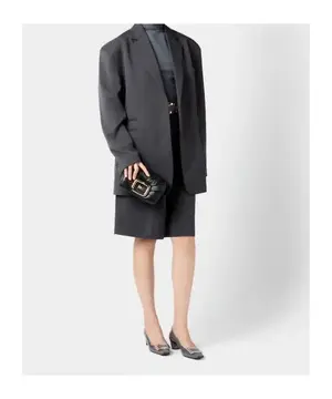 ROGER VIVIER Belle Vivier Buckle Pumps - Grey